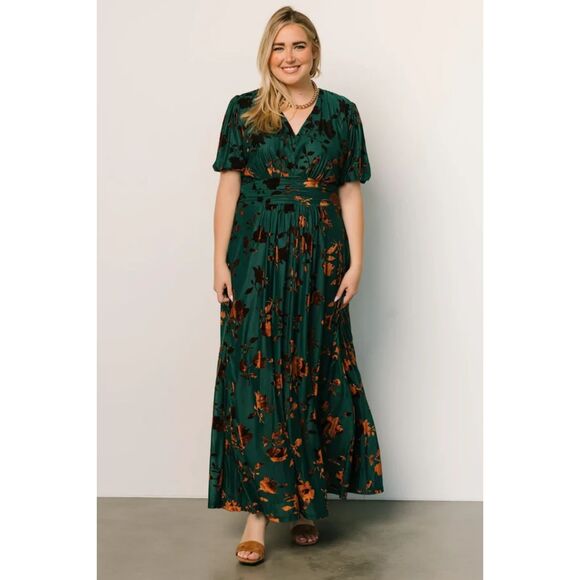 Baltic Born | Dresses | Baltic Born Dress Womens Sz X Bronze Jade ...